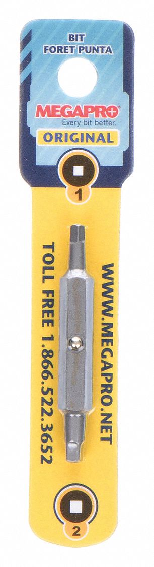 MEGAPRO, Imperial, Hand, Double Ended Driver Bit - 22XT36|SD1-2-C-B ...