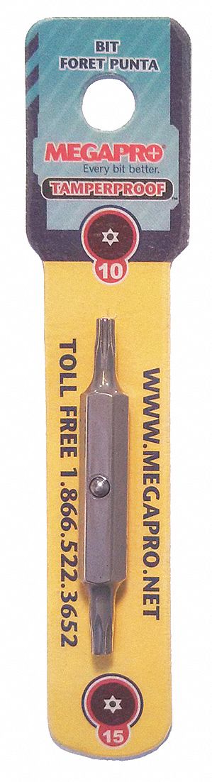 MEGAPRO TDT10-15-C-B Insert Bit,SAE,1/4",T10, T15,2-1/4" PK 10 831044003050| eBay