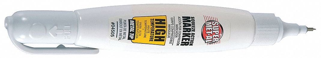 Permanent High Temperature Marker, Paint-Based, Whites Color Family ...