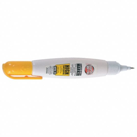 Permanent High Temperature Marker, Paint-Based, Yellows Color Family ...