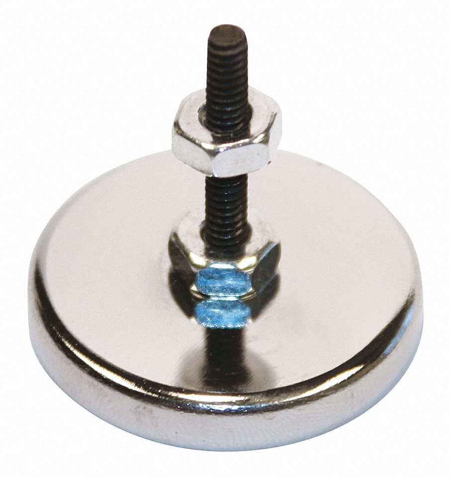 MAG-MATE FIXTURE MAGNET W BOLT AND NUTS, 82 LB MAX PULL, CERAMIC ...