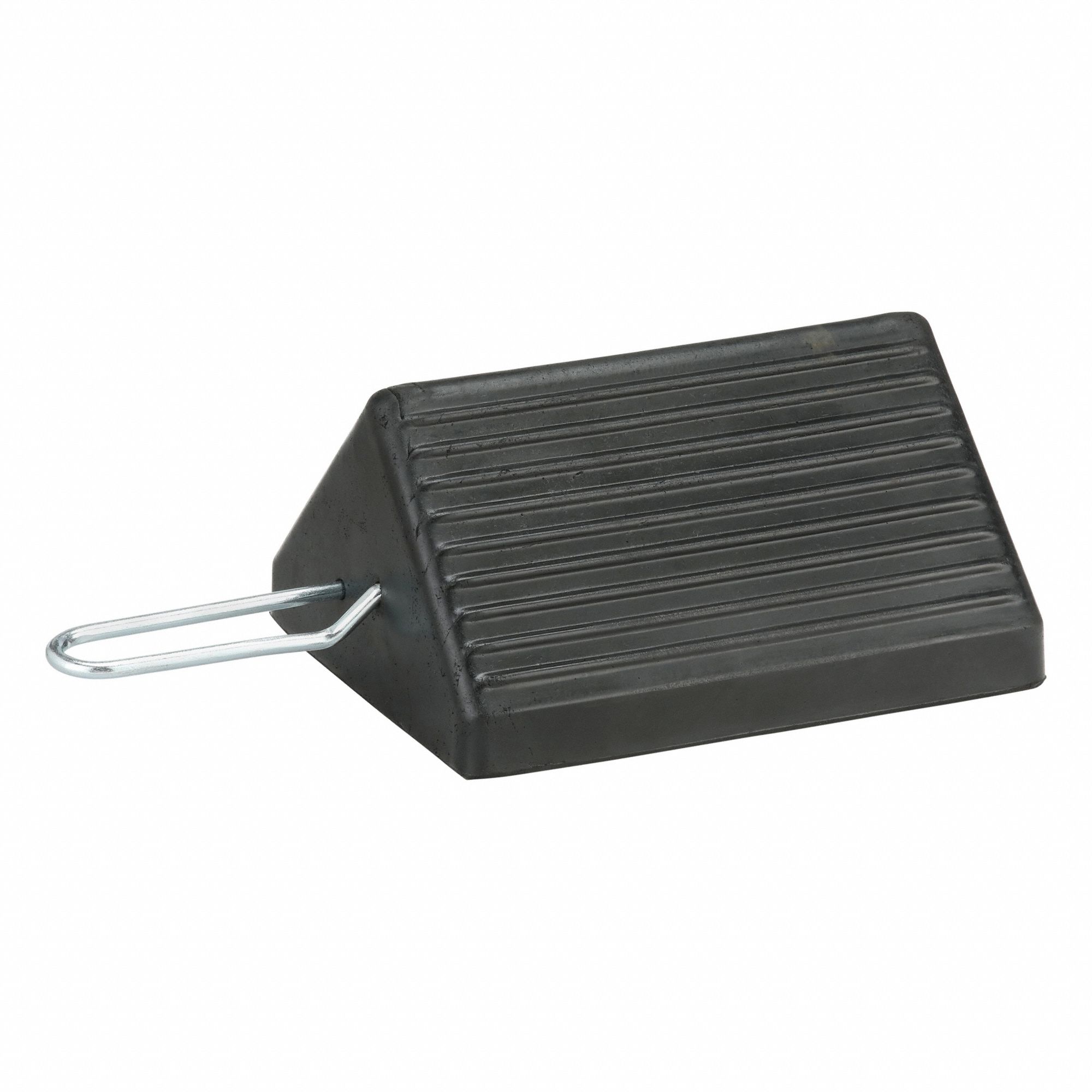 Rubber, 8 in Overall Lg, Wheel Chock - 22XW73|22XW73 - Grainger