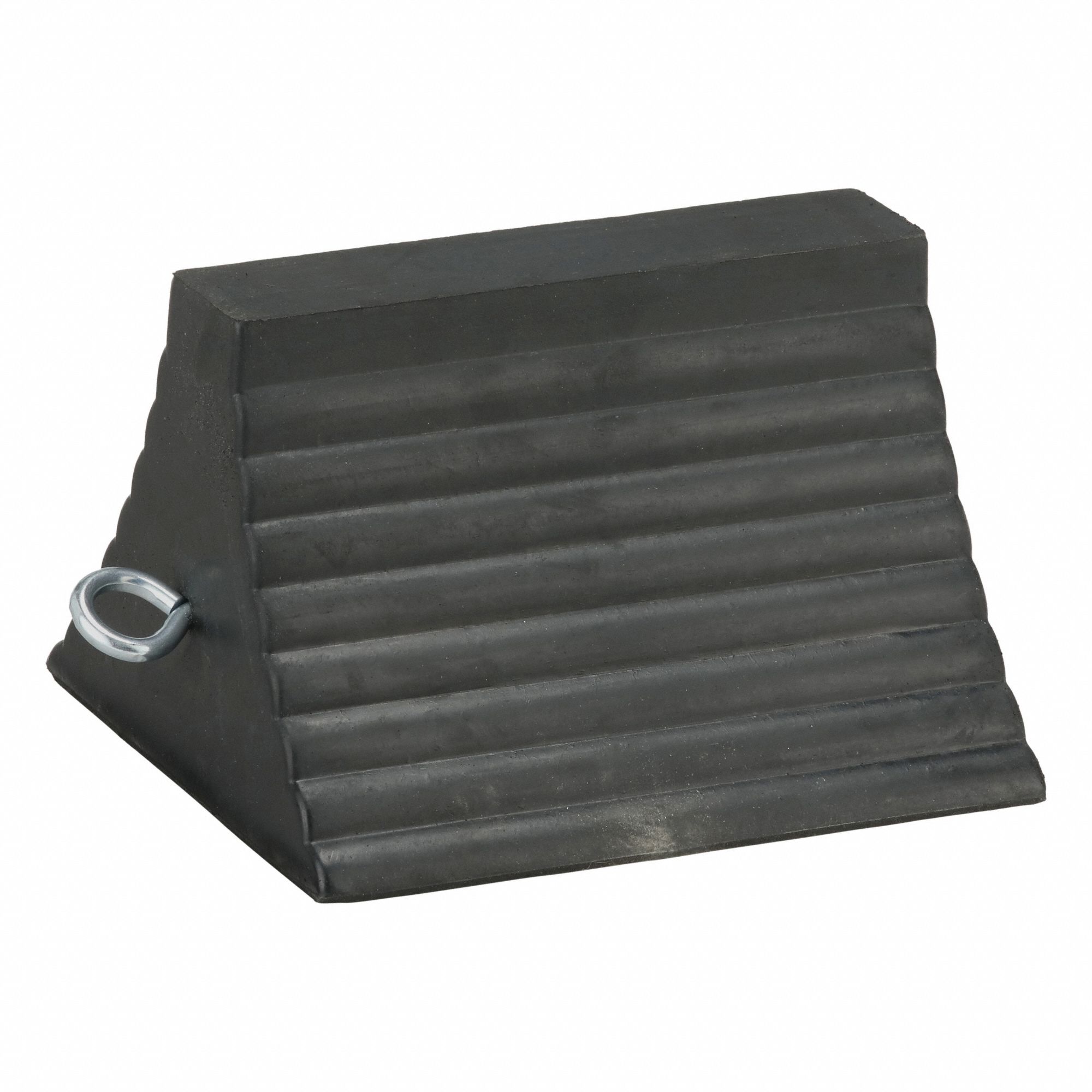 Rubber, 8 in Overall Lg, Wheel Chock - 22XW81|22XW81 - Grainger