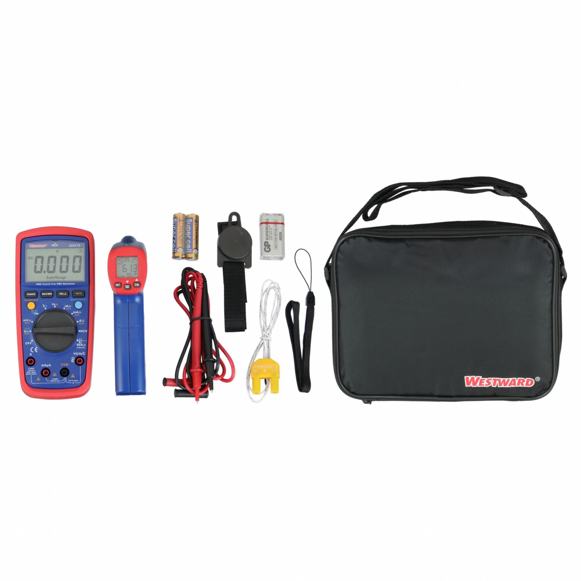 WESTWARD DIGITAL MULTIMETER IR THERMOMETER - 7261 - WSW22XX27 | 22XX27 ...