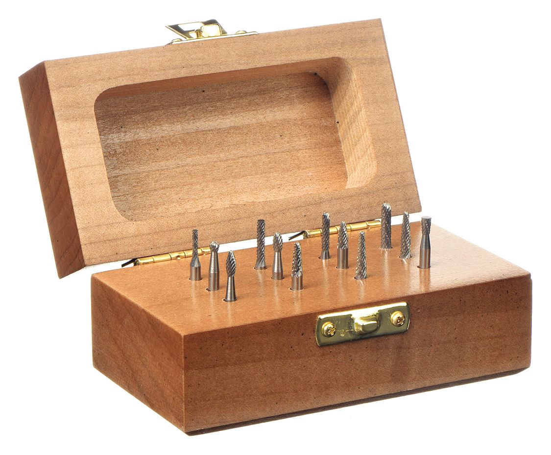 1/8" Shank, Double Cut, Carbide Bur Set - 22XX77|310-120002 - Grainger
