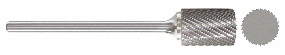 Cylinder, SA-5L6, Carbide Bur - 22YD46|310-002603 - Grainger