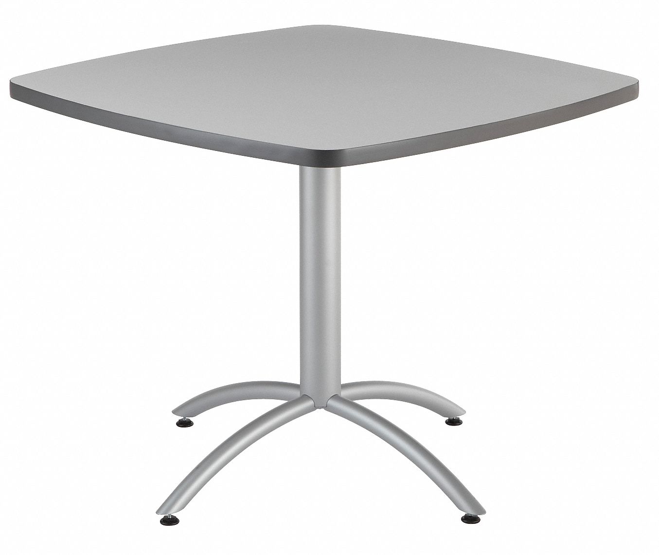 ICEBERG, Melamine, Gray, Cafe/Breakroom Table - 22YK02|65617 - Grainger