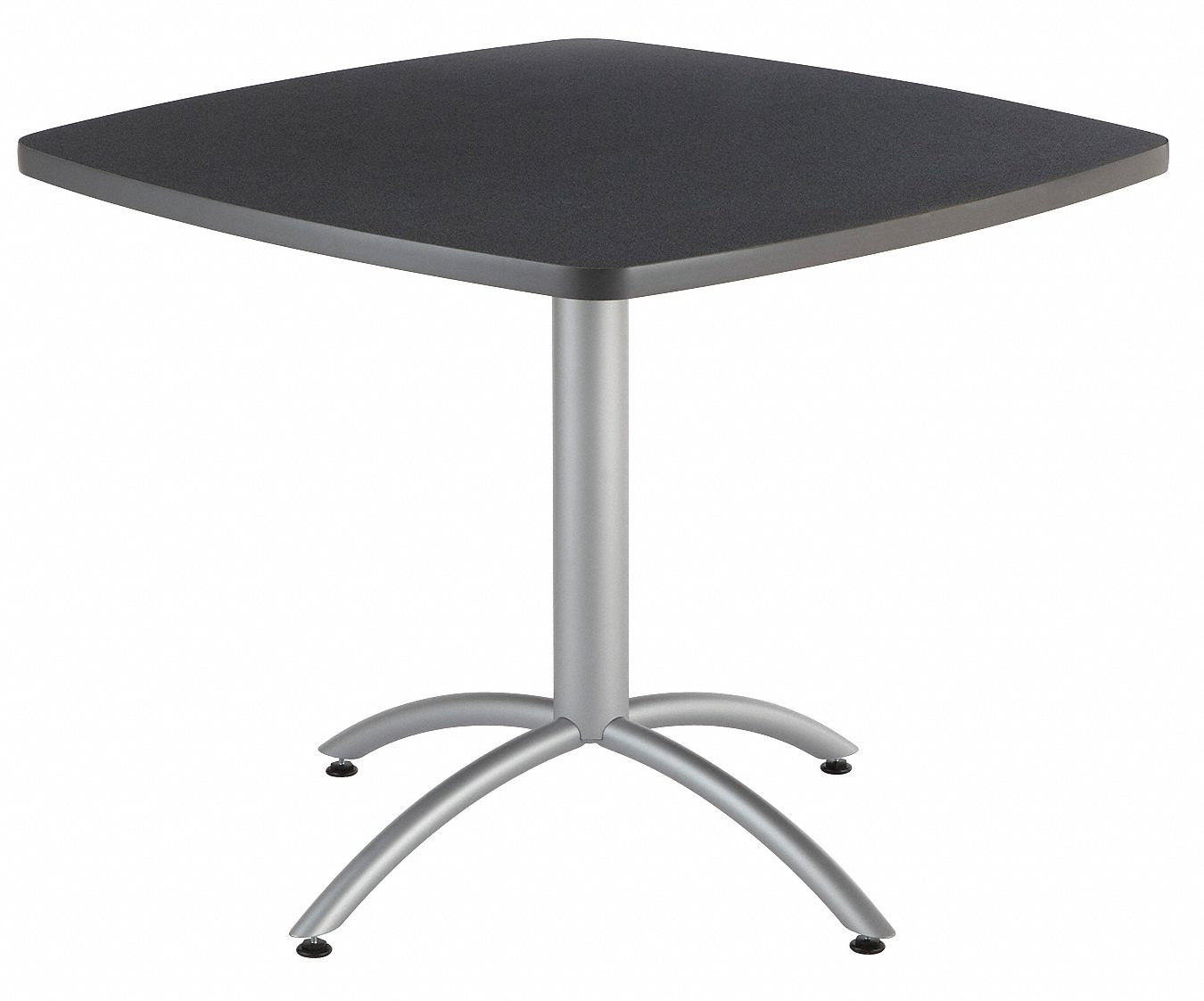 ICEBERG, Melamine, Graphite Granite, Cafe/Breakroom Table - 22YK03 ...
