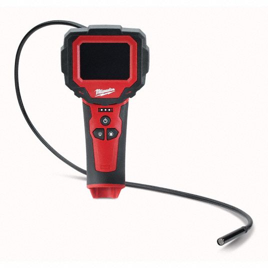 MILWAUKEE, 640 x 480, 3 ft Shaft Lg, Video Borescope - 13G251|2313-20 ...