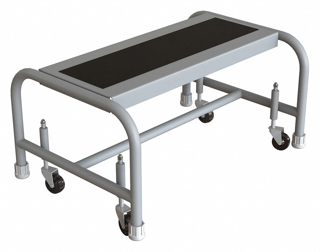 TRI-ARC, Unassembled, Step Stool,Mobile,Steel,1-Step - 231C17 ...