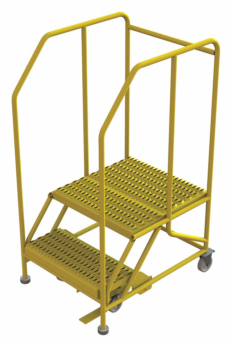TRI-ARC, Work Platform,2-Step,800 lb.Cap,Steel - 231D19|WLWP122424SL-Y ...
