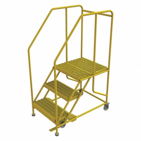 TRI-ARC, Work Platform,3-Step,800 lb.Cap,Steel - 231D20|WLWP132424SL-Y - Grainger