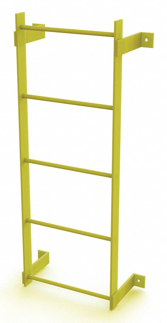 TRI-ARC, 5 ft Overall Ht, 25 in Overall Wd, Ladder,Steel,Standard Fixed ...