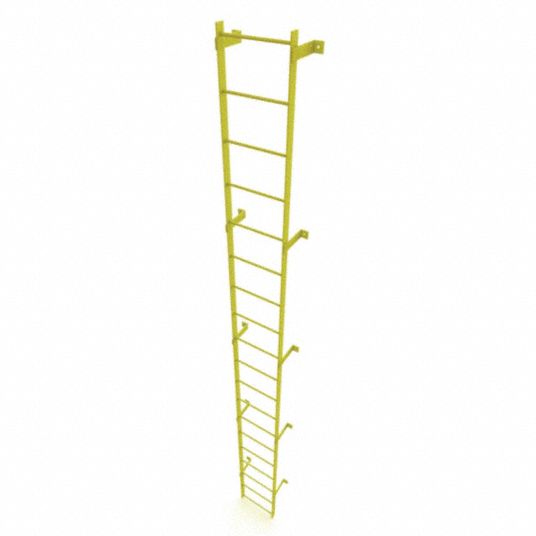 TRI-ARC, 19 ft Overall Ht, 25 in Overall Wd, Ladder,Steel,Standard ...