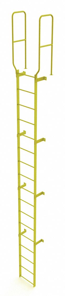 TRI-ARC, 20 ft Overall Ht, 28 in Overall Wd, Ladder,Walk-Thru Fixed ...