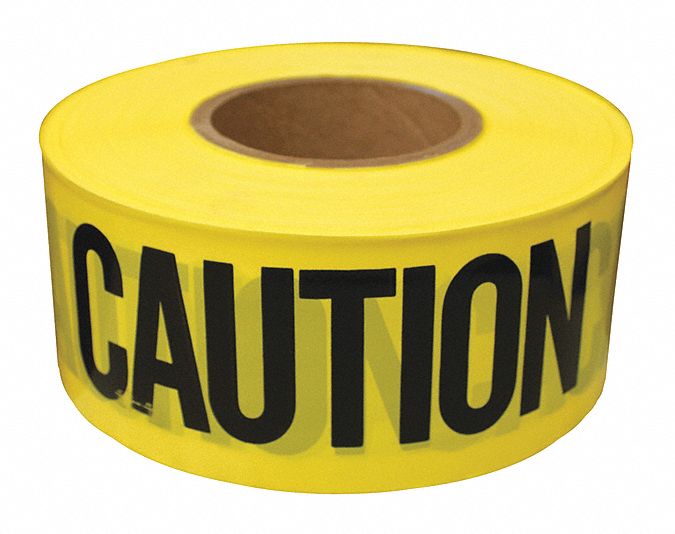 Tape,Caution,3 x 300,3Mil - 231G75|J43300 - Grainger