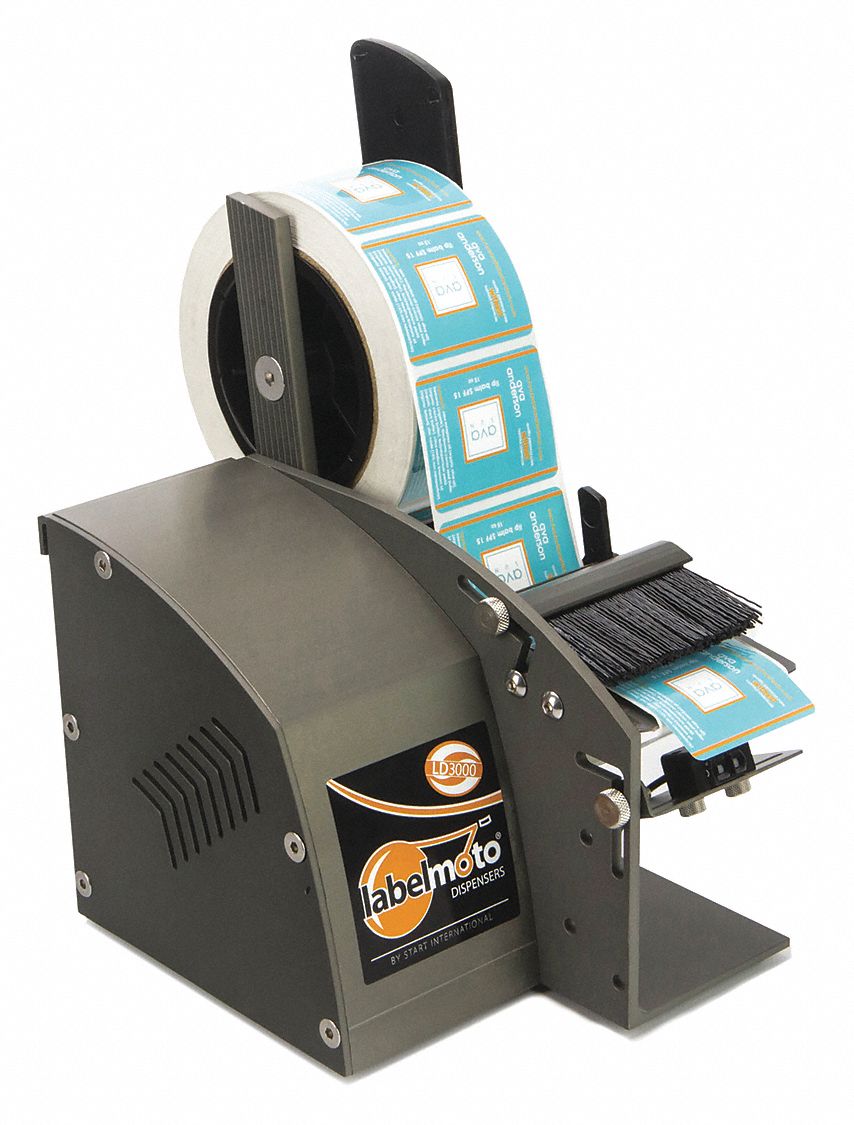 Label Dispenser,w/FDA Apprvd Coatng,3" - Grainger