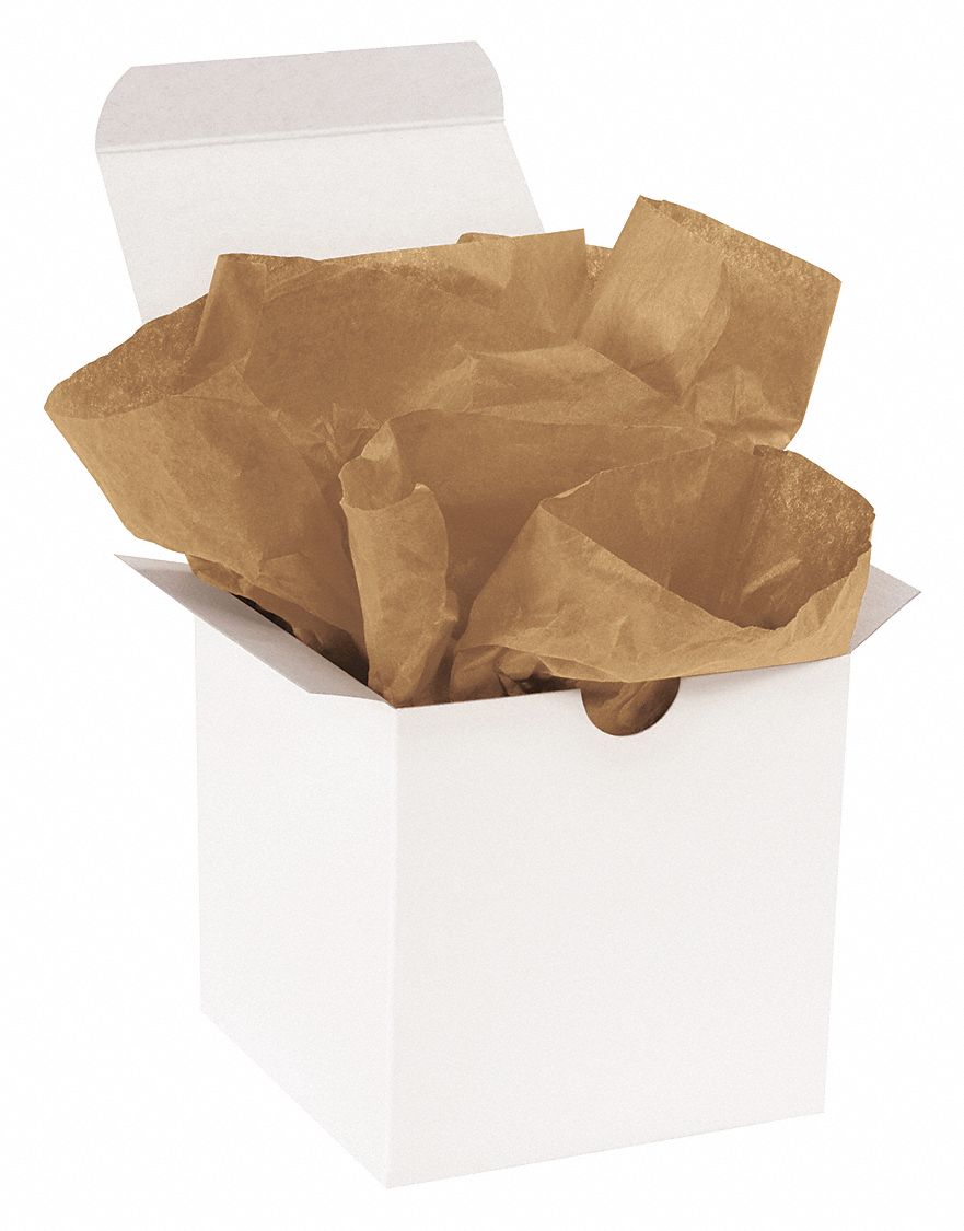 10 lb Basis Wt, Kraft, Gift Grade Tissue Paper,15x20",Krft,Package ...