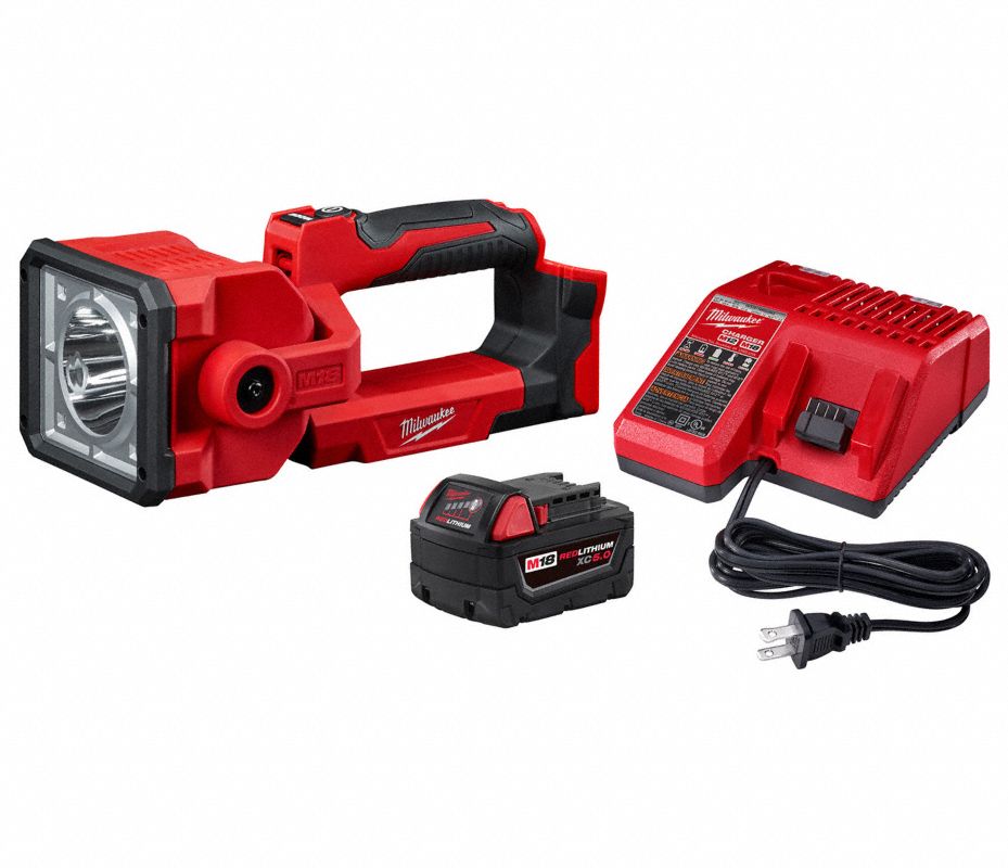 MILWAUKEE Lámpara d/Trabajo,18.0V,LED,12.9" L - 52WR72 | 2354-21 ...