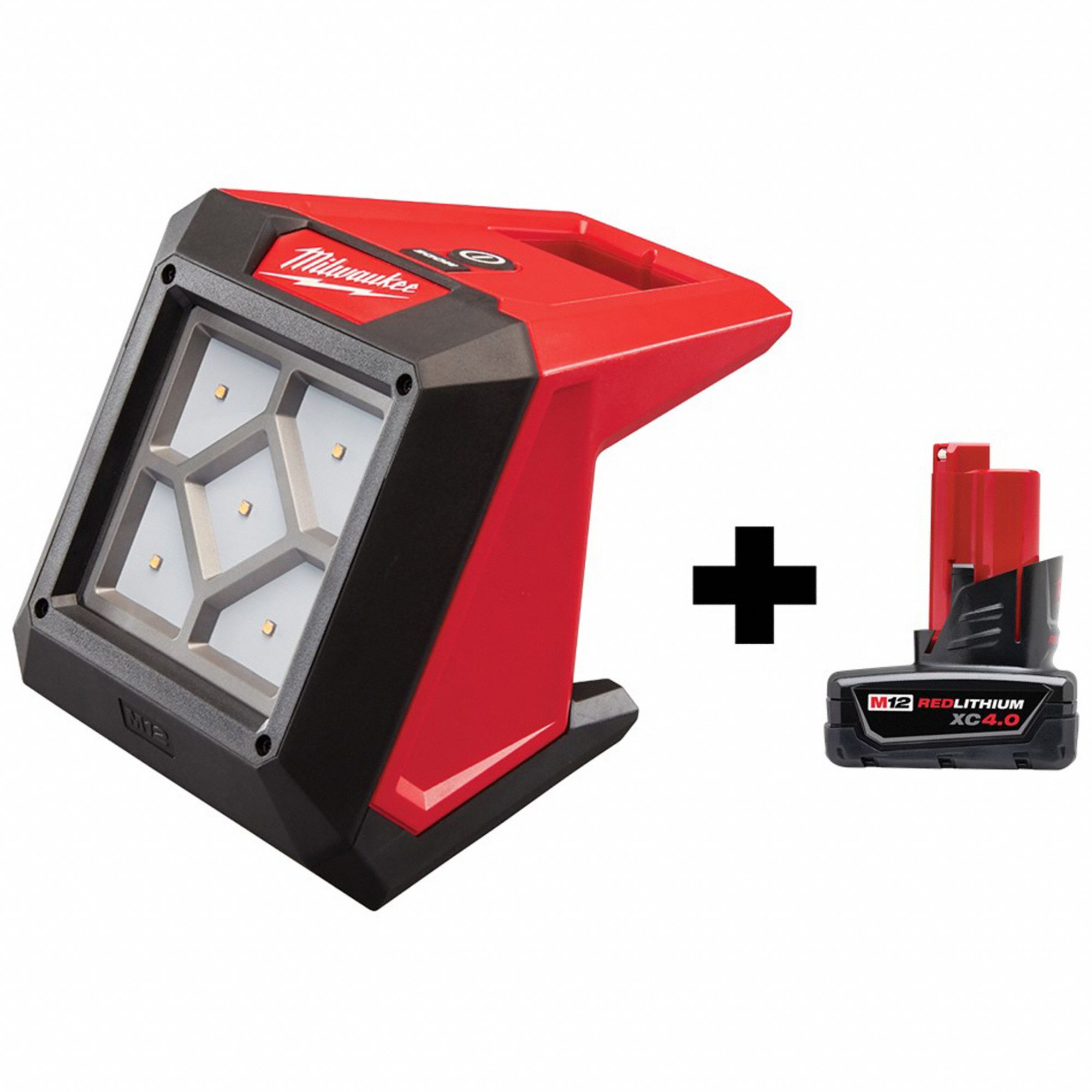 MILWAUKEE, M12™, Tripod Light, Work Light Kit - 385JN2|2364-20, 48-11 ...