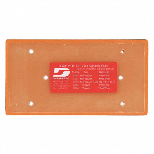 DYNABRADE, 57851, Dynabug,Disc Pad,3-2/3"X 7" - 239D41|57851 - Grainger