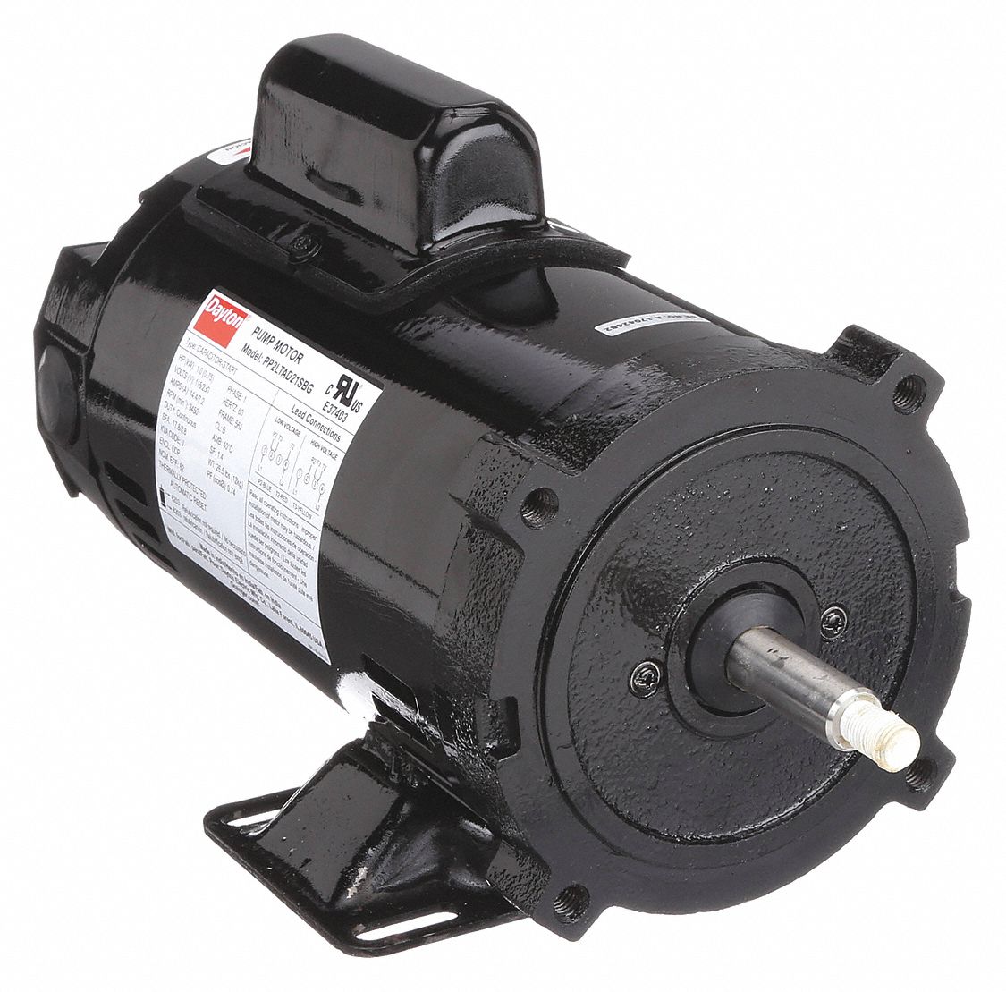 DAYTON, 1 hp, 115/230V AC, Motor - 23CF35|PP2LTAD21SBG - Grainger