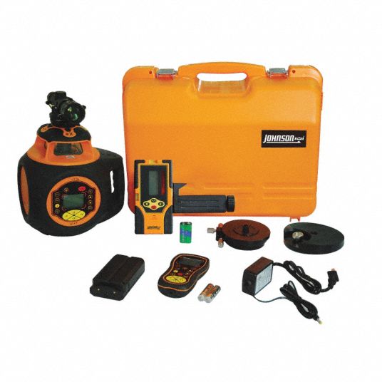 Electronic Self-Leveling Rotary Laser Kit, Horizontal, Exterior - Grainger