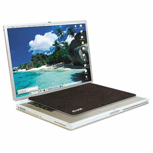 ALLSOP, Black, 7 1/4 in Lg, Mouse Pad - 23K191|ASP29592 - Grainger