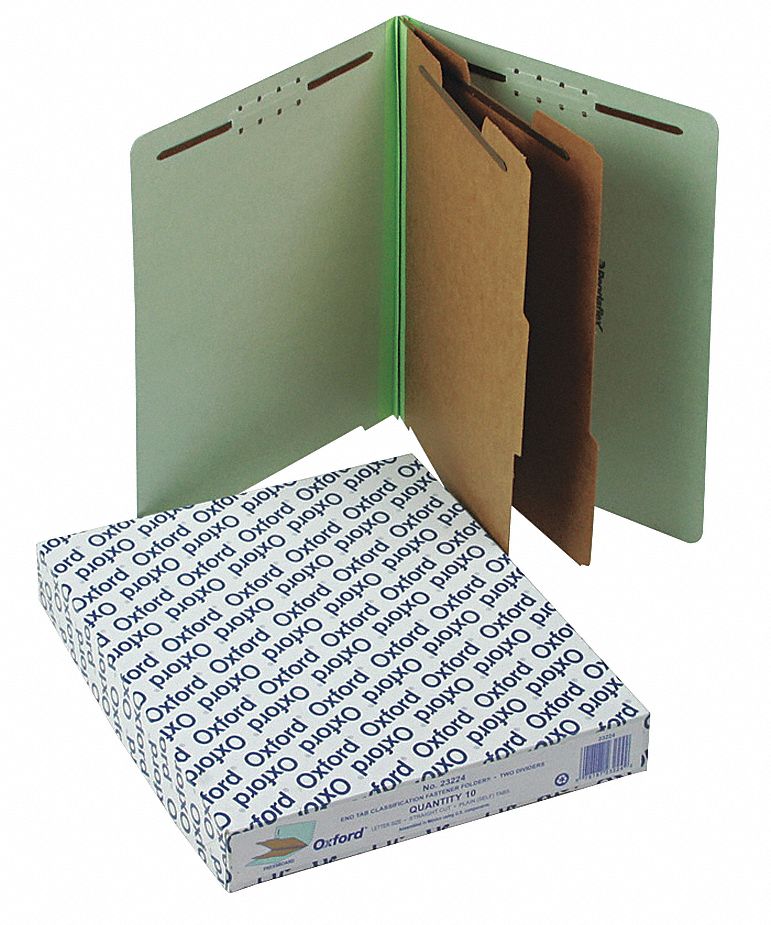 8 1/2 in Ht, 11 in Wd, File Folders - 23K374|PFX23224 - Grainger