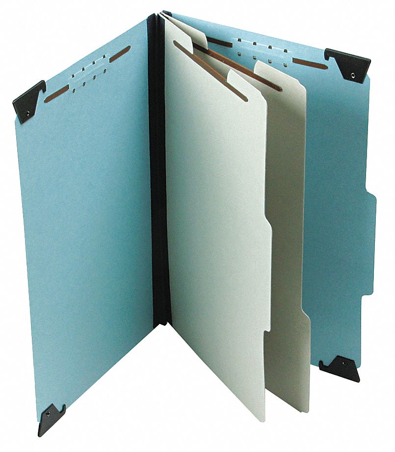 8 1/2 in Ht, 20 pt. Stock, Classification File Folders - 23K390 ...