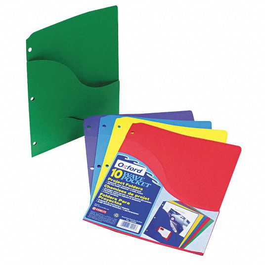 PENDAFLEX, 11 pt. Stock, 11 in Ht, Pocket Folder - 23K417|PFX32900 ...