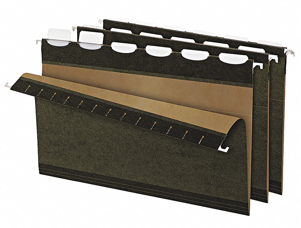 8 1/2 in Ht, 14 in Wd, Hanging File Folders - 23K461|PFX42591 - Grainger