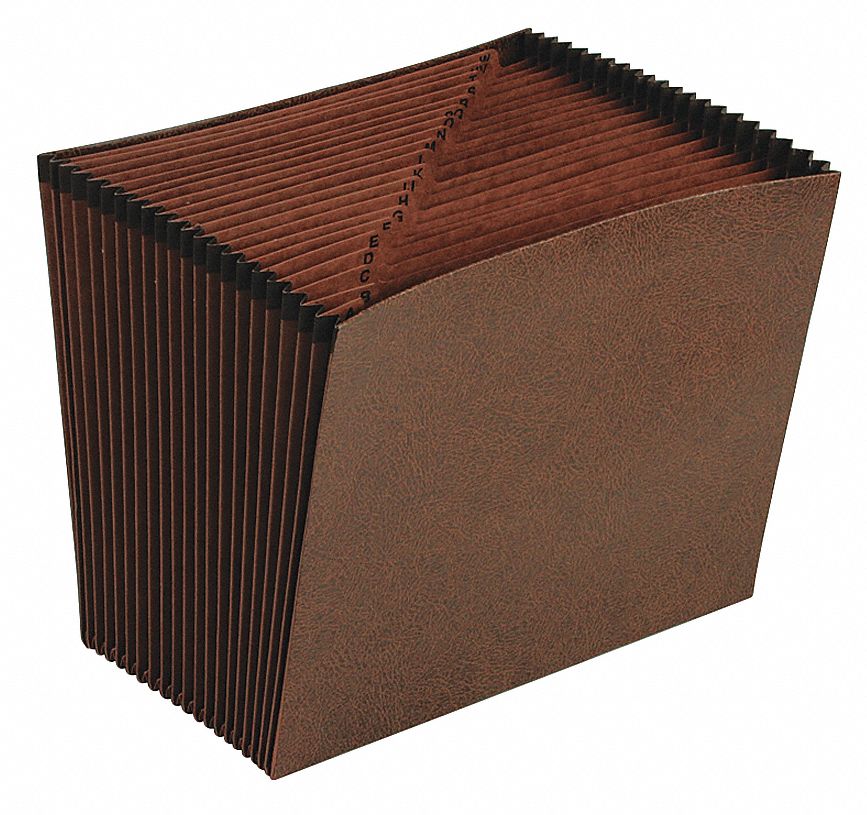 21 Pocket Redrope Alpha (A-Z) Expandable File, Redrope - Grainger