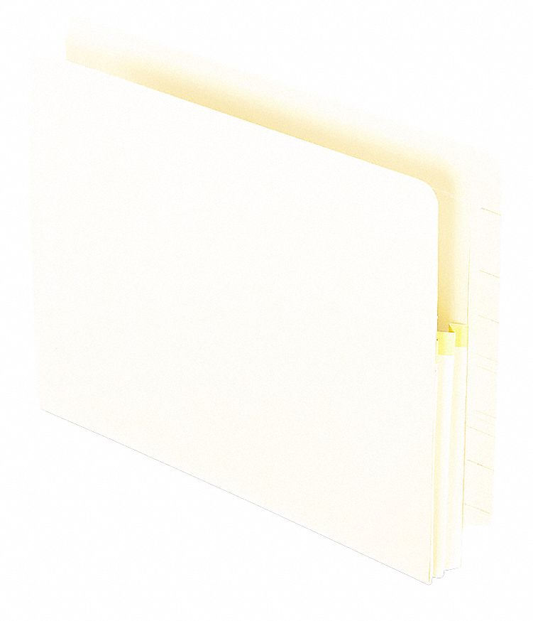25 Pocket Manila Stock Expandable File Folder, Manila - Grainger