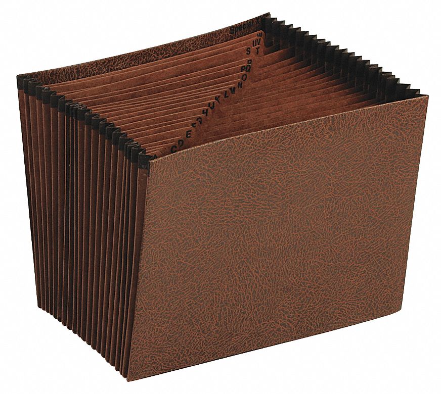 21 Pocket Redrope Alpha (A-Z) Expandable File, Redrope - Grainger