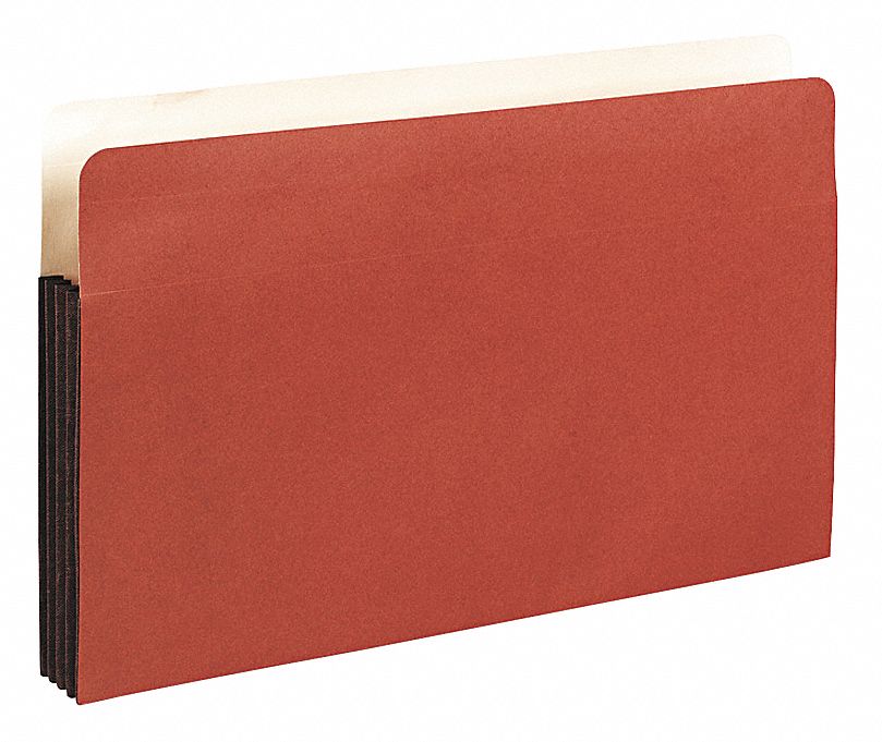 1 Pocket Redrope Expandable File Folder, Redrope - Grainger