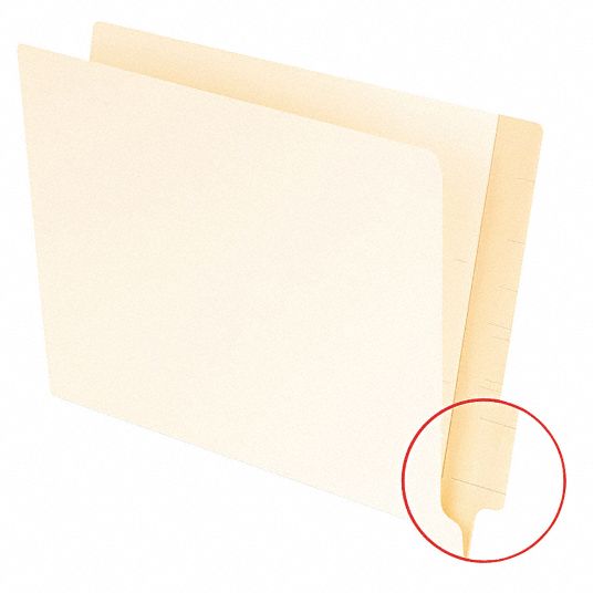 Letter Size File Folders, Straight Tab Cut, 8 1/2 in Height, 11 in ...
