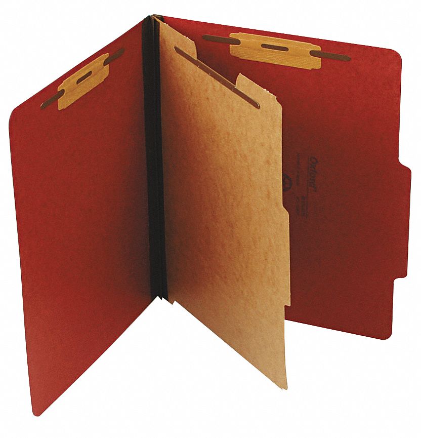 Letter Size File Folders, 1/3 Tab Cut, 8 1/2 in Height, 11 in Width ...