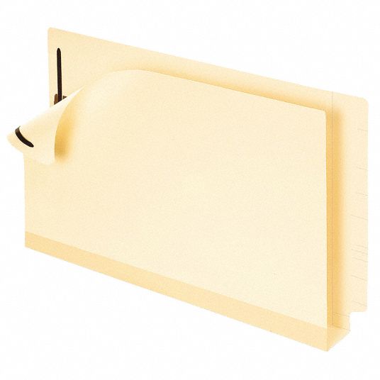 Legal Size File Folders, Straight Tab Cut, 8 1/2 in Height, 14 in Width ...