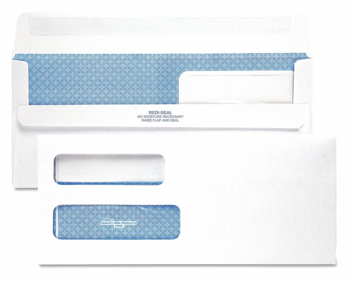 QUALITY PARK, 2 Windows, Bottom Left/Top Left, Window Envelopes ...