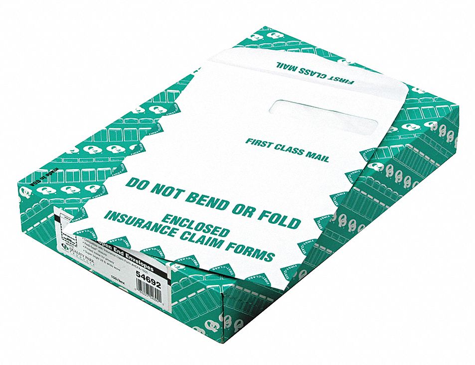 QUALITY PARK, #10 Envelope Size, Self Adhesive, Window Envelopes ...