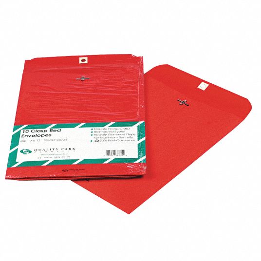 QUALITY PARK, #90 Envelope Size, Paper, Catalog Envelopes - 23K975 ...