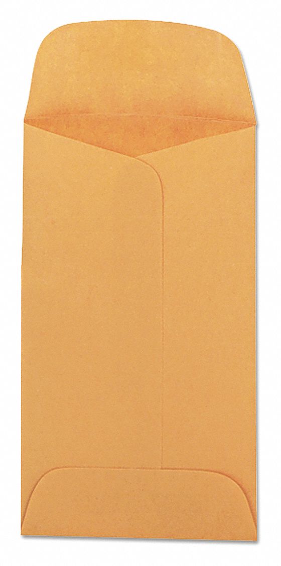 QUALITY PARK, #3 Envelope Size, Kraft, Coin Envelopes - 23K990|QUA50260 ...