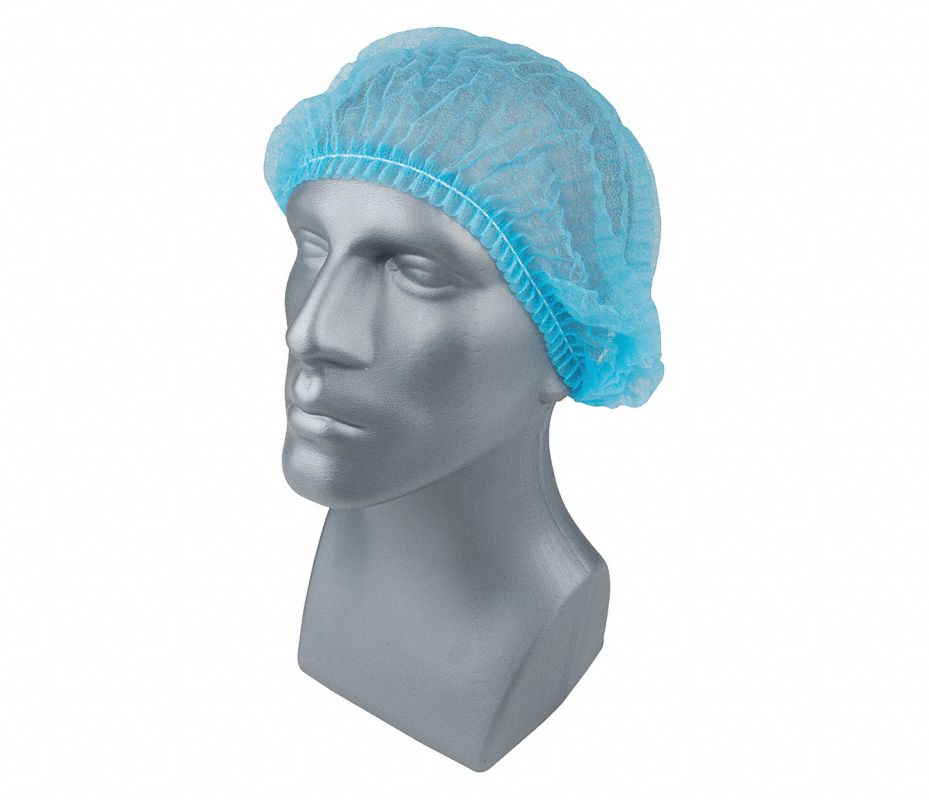 CONDOR Cofia Polipropileno Azul 24" Paquete con 100 - Cofias y Redes ...