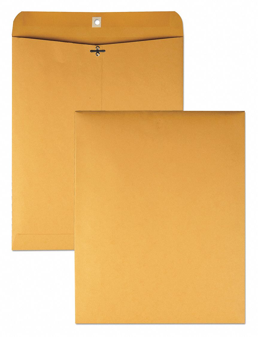 QUALITY PARK, #14-1/2 Envelope Size, Kraft, Catalog Envelopes - 23L001 ...