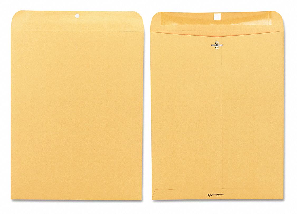 QUALITY PARK, #15-1/2 Envelope Size, Kraft, Catalog Envelopes - 23L002 ...