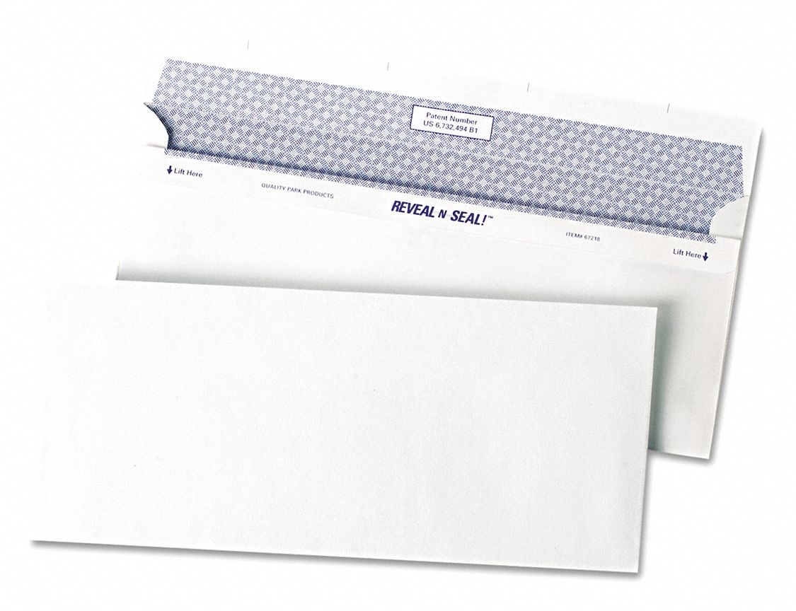 QUALITY PARK, #10 Envelope Size, Self Adhesive, Business Envelopes ...
