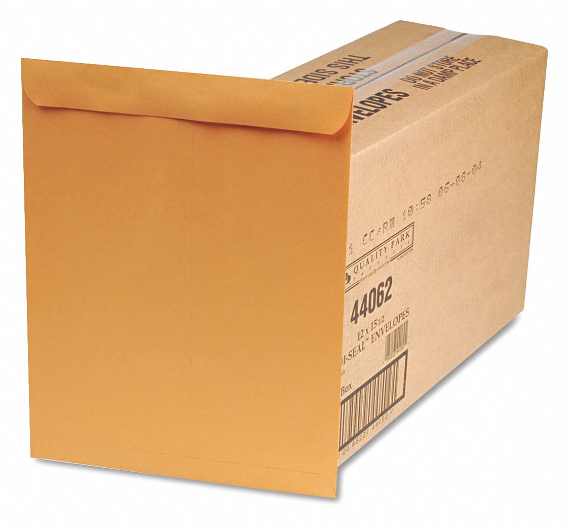QUALITY PARK, #15-1/2 Envelope Size, Kraft, Catalog Envelopes - 23L039 ...