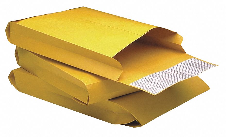 QUALITY PARK Expandable Envelope,Lt Brown,Kraft,PK25 - 23L057|QUA93334 ...