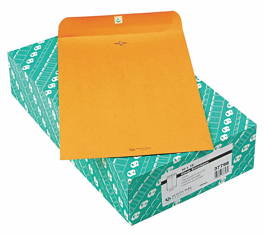 QUALITY PARK, #15 Envelope Size, Kraft, Catalog Envelopes - 23L104 ...
